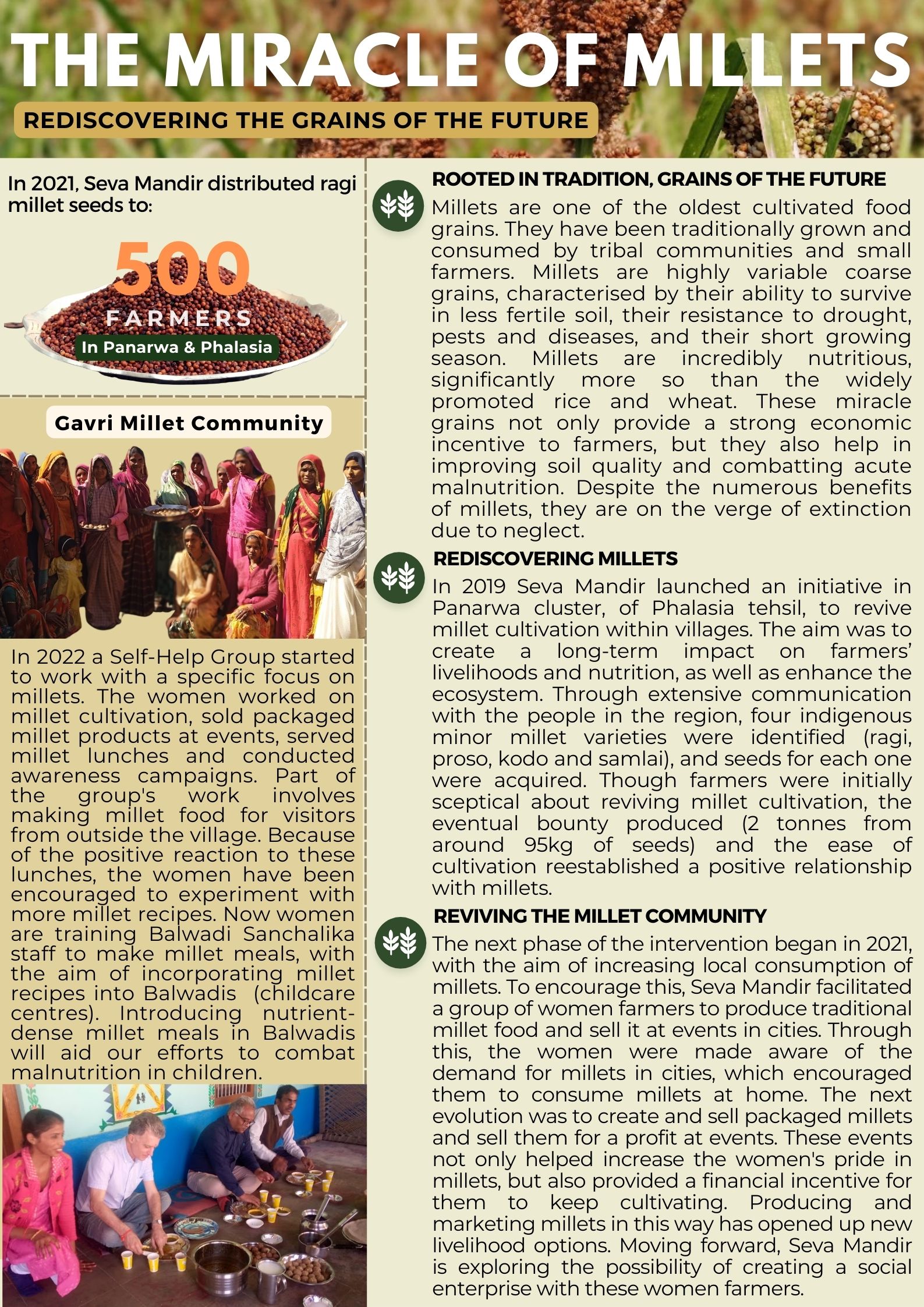 Seva Mandir Newsletter – The Miracle of Millets | Seva Mandir